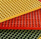 Duragrate Fiberglass and Polyester Grating, 1.50 Inch Thick